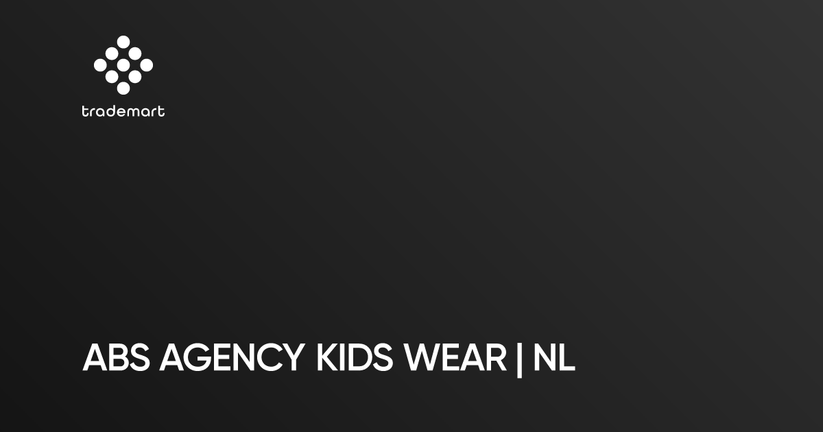 ABS AGENCY KIDS WEAR | NL