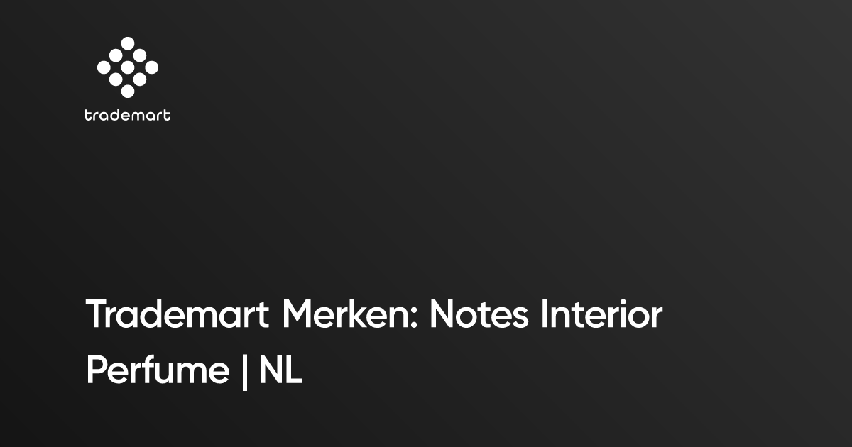 Trademart Merken: Notes Interior Perfume | NL